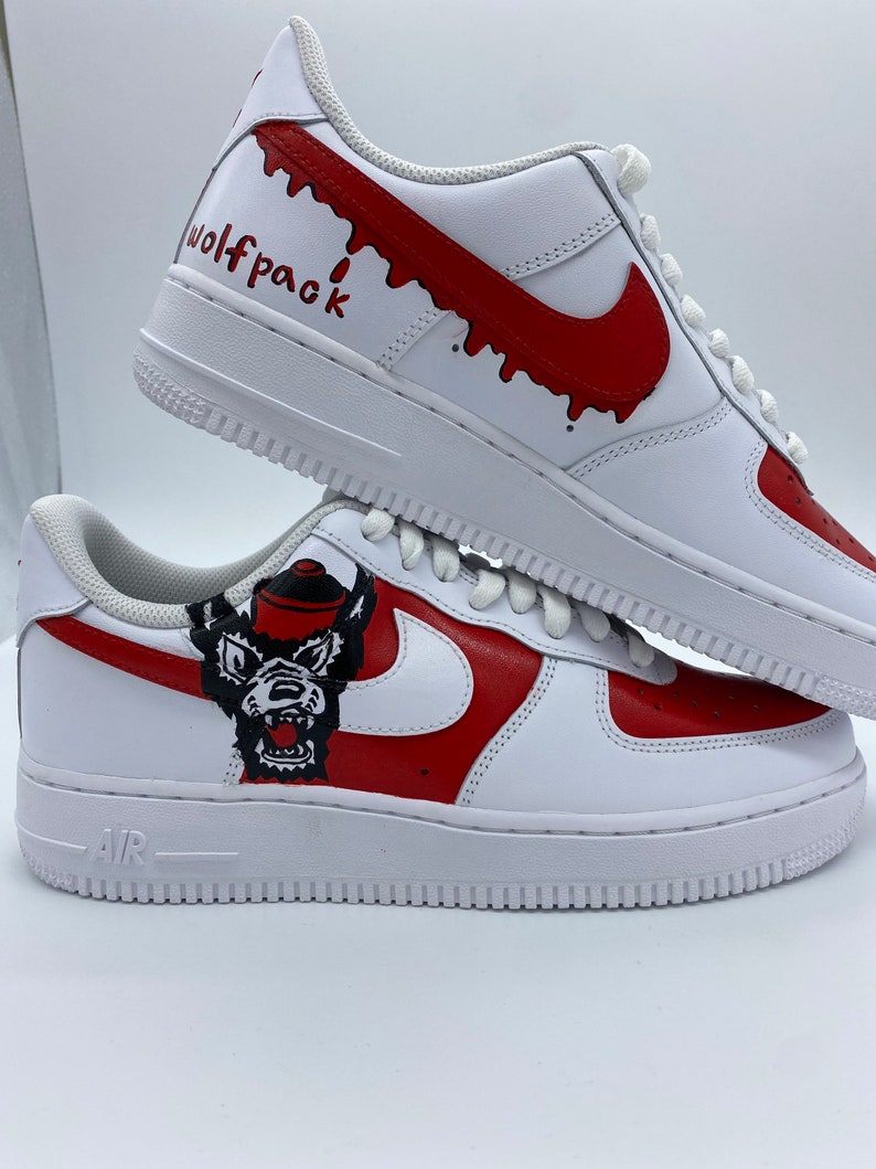 Custom College/university Themed, Made to Order, Nike Air Force 1’s - Etsy