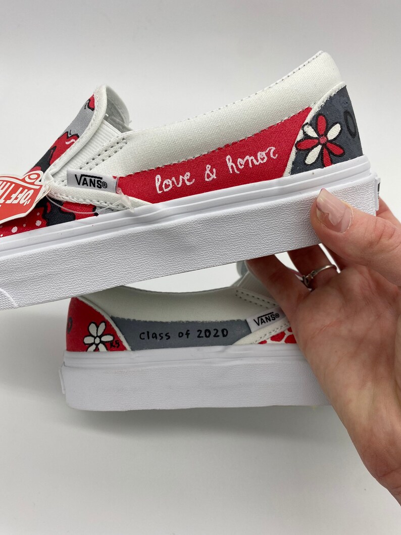 Hand Painted Miami University Vans - Etsy