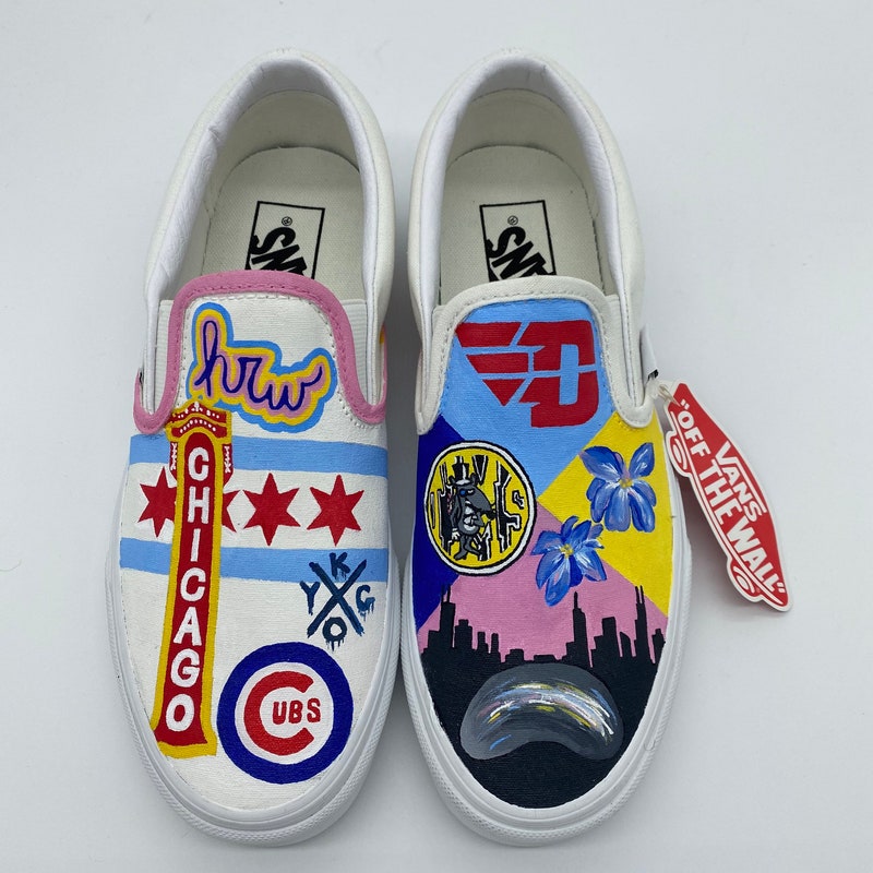 Custom Vans Slip Ons - Etsy