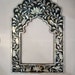 Handcrafted Lotus Flower Inlay Frame in Black - Etsy