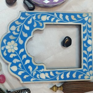 Handcrafted Traditional Arch Bone Inlay Decorative Frame Artisan Decor ...