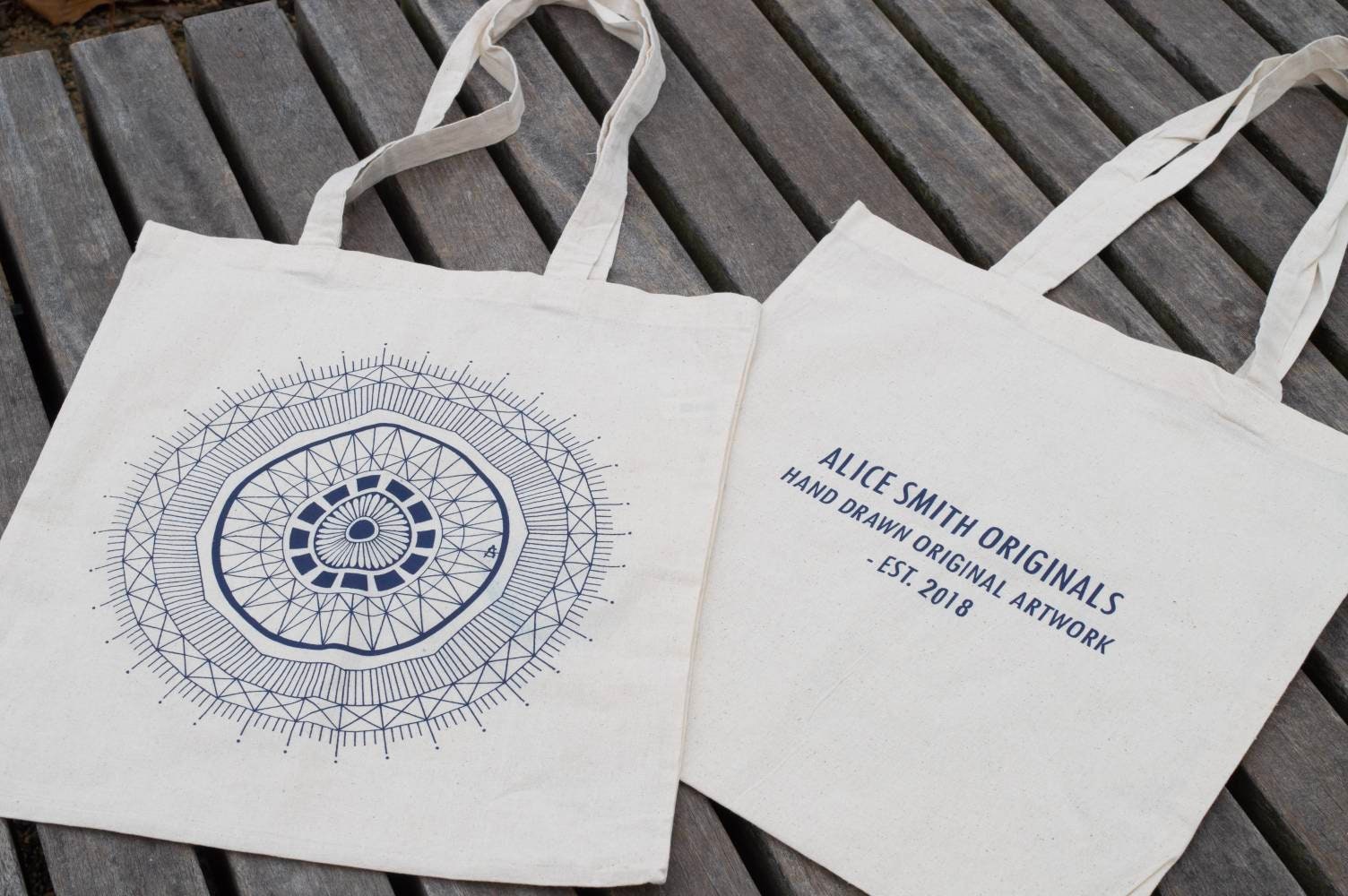 Mandala Tote Bag - Etsy