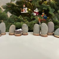 Nativity Scene - Custom Pebble Art - Etsy