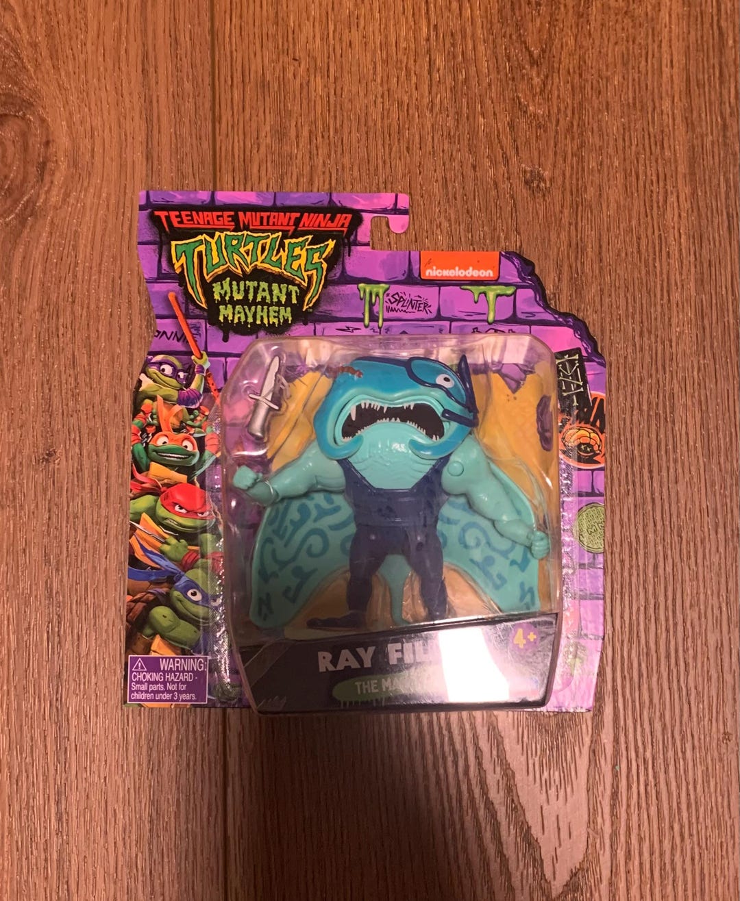 Tmnt Mutant Mayhem Ray Fillet Action Figure Teenage Mutant Ninja ...