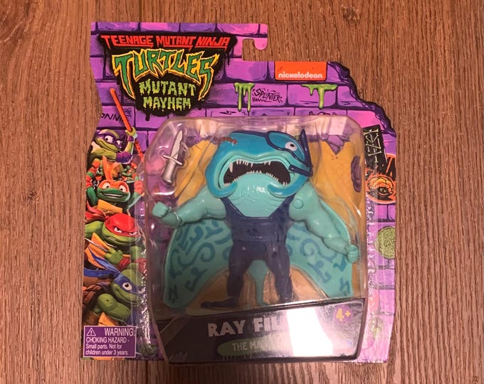 Tmnt Mutant Mayhem Ray Fillet Action Figure Teenage Mutant Ninja ...