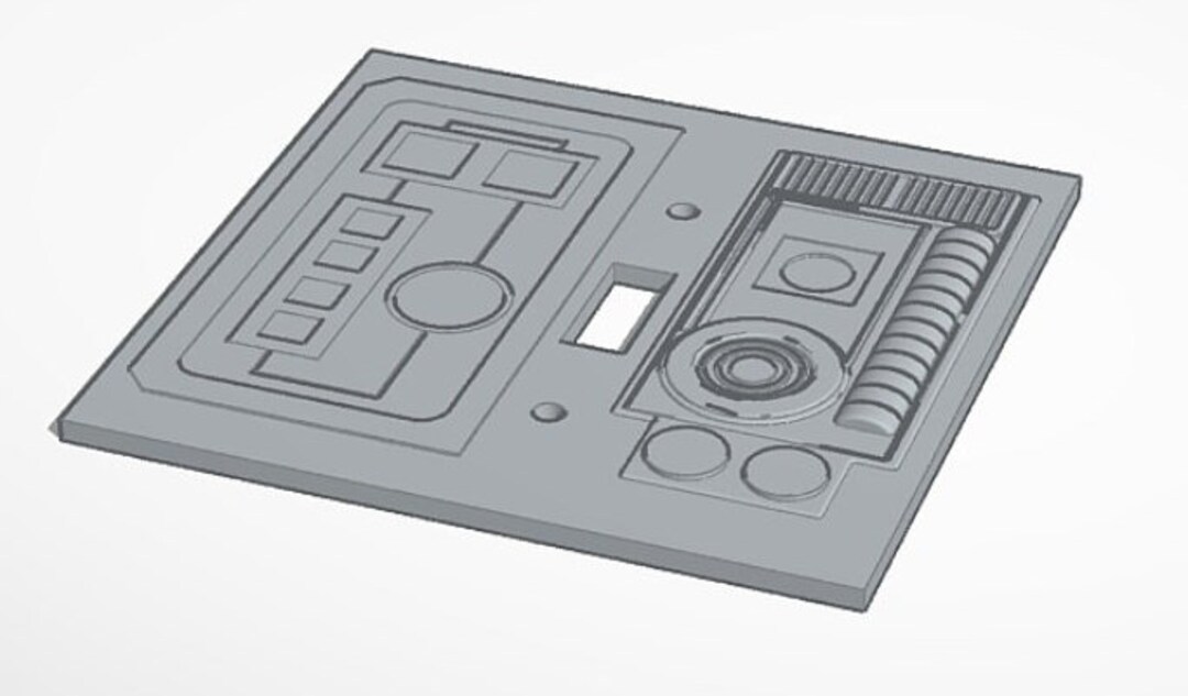 Star Wars Sci-fi Light Switch Panel Stl File - Etsy