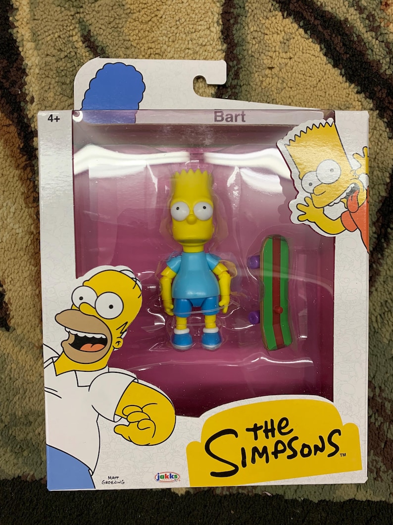 Bart Simpson Action Figure Jakks Pacific 5in - Etsy