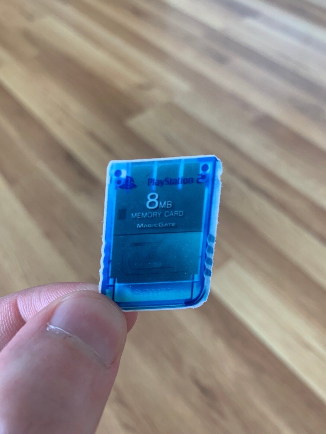 PS2 Memory Card Sticker Blue - Etsy