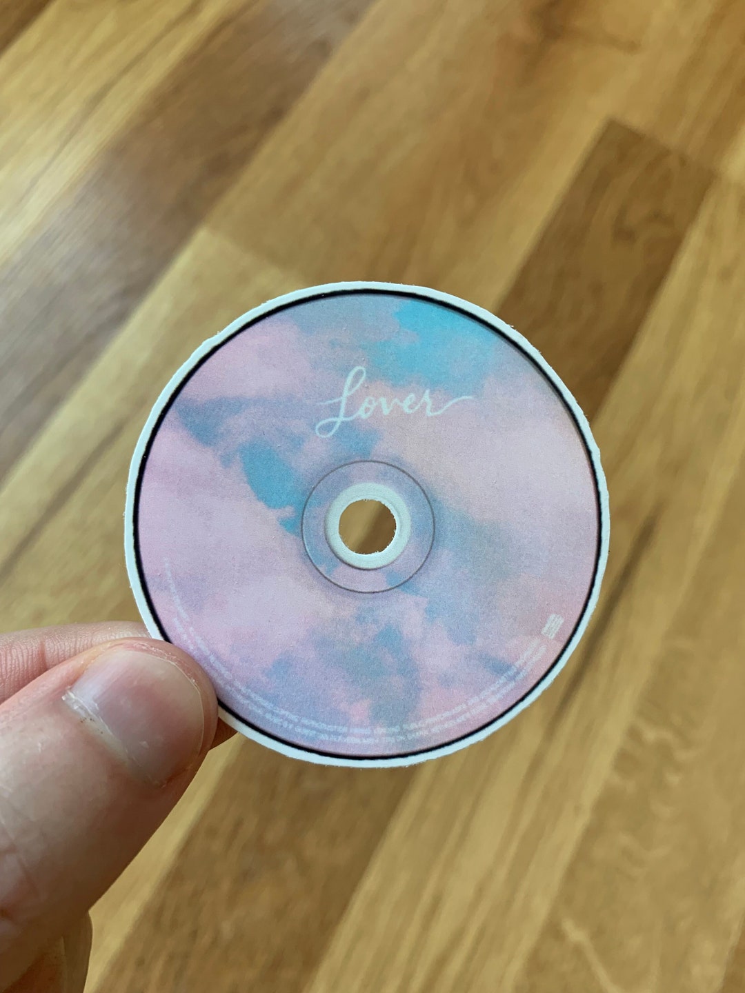 Taylor Swift Lover CD Sticker - Etsy