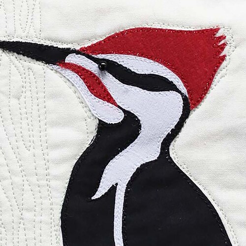 Pileated Woodpecker Bird Applique Quilt Pattern Digital - Etsy