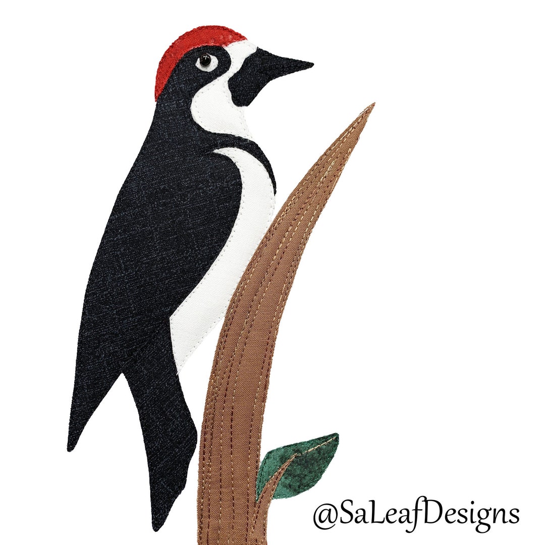 Acorn Woodpecker - Bird Quilt Pattern - PDF Download - Etsy