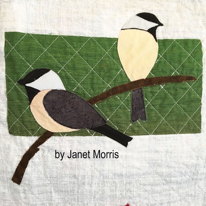 Chickadee Bird Applique Quilt Pattern Digital Download | Etsy