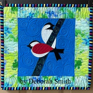 Chickadee - Bird Applique Quilt Pattern - Digital Download - Etsy