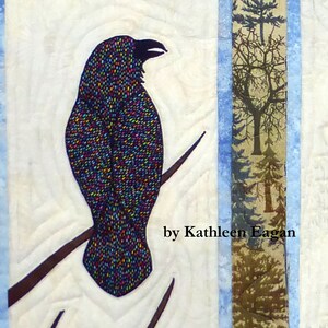Raven - Bird Quilt Pattern - Digital Download - Etsy