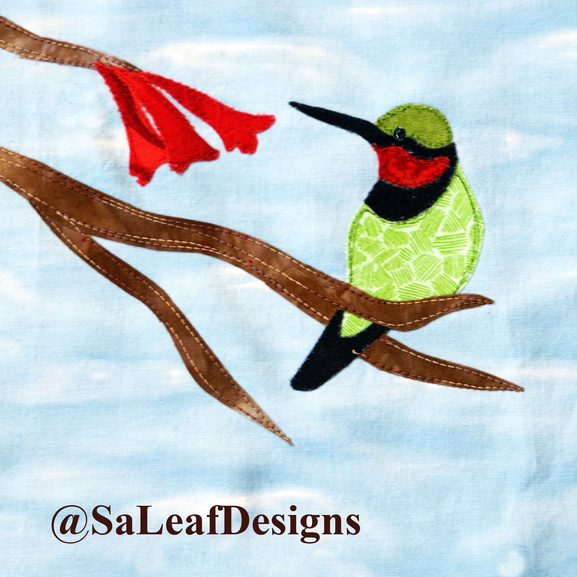 Hummingbird Applique Quilt Patterns Wallhanging Applique Quilt Sewing