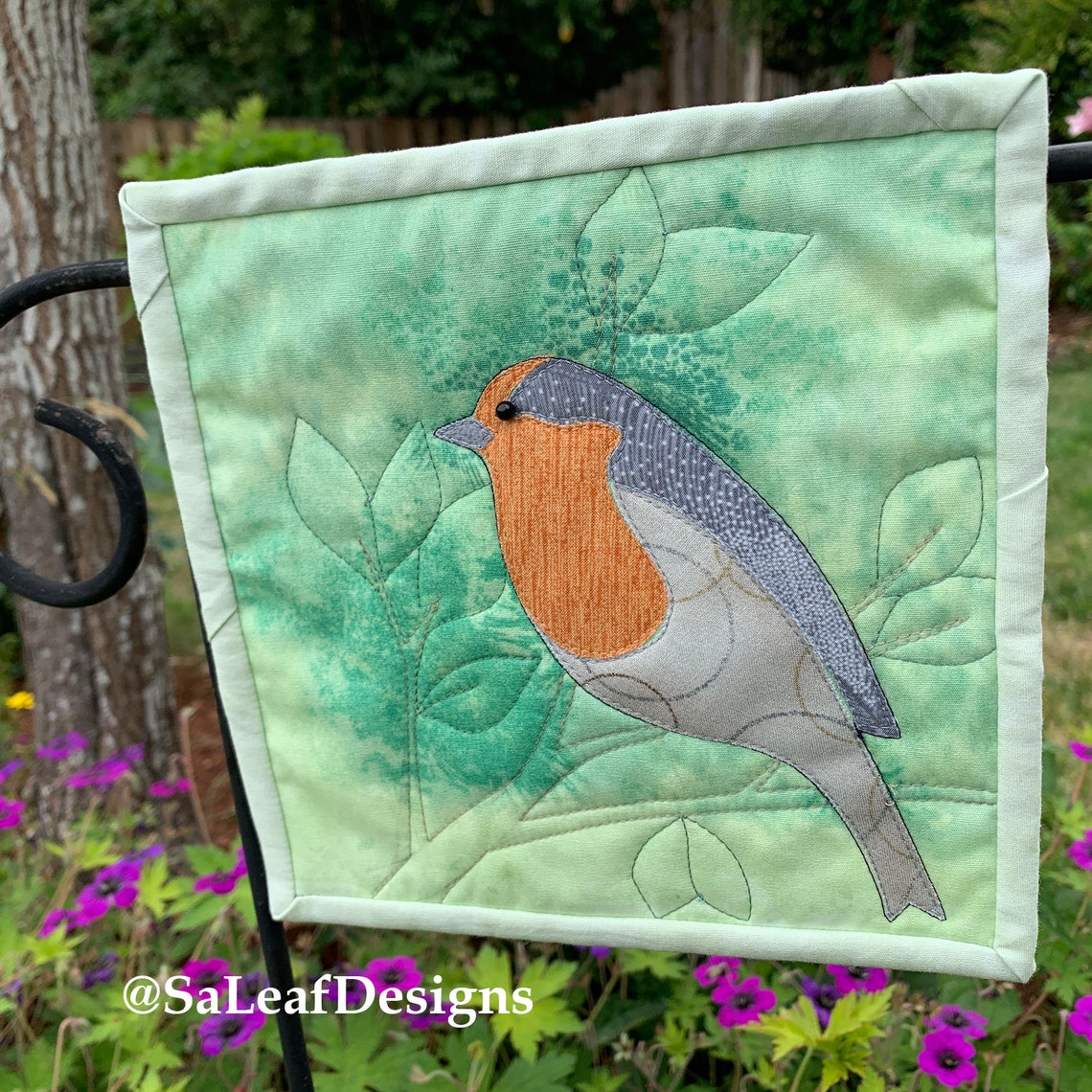 European Robin Bird Applique Quilt Pattern Digital Download - Etsy
