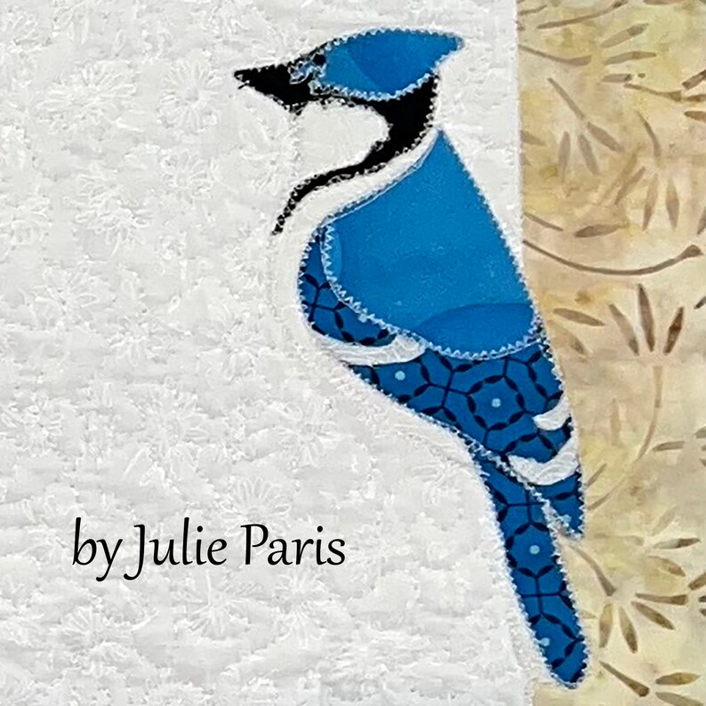 Blue Jay - Bird Applique Quilt Pattern - PDF Digital Download - Etsy