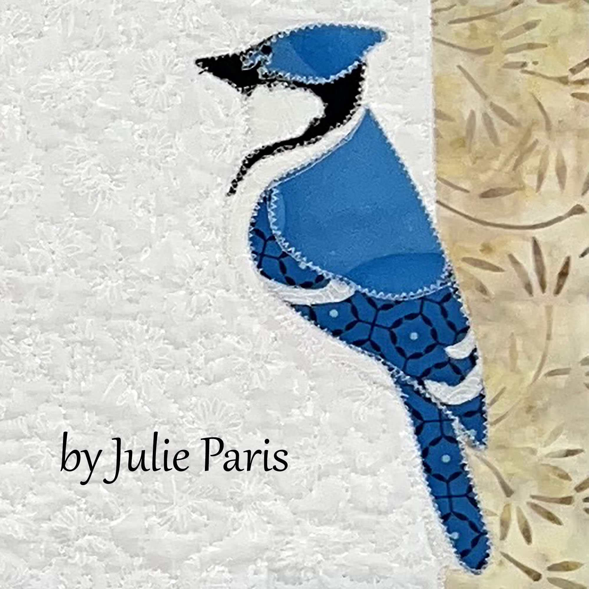Blue Jay Bird Applique Quilt Pattern PDF Digital Download - Etsy