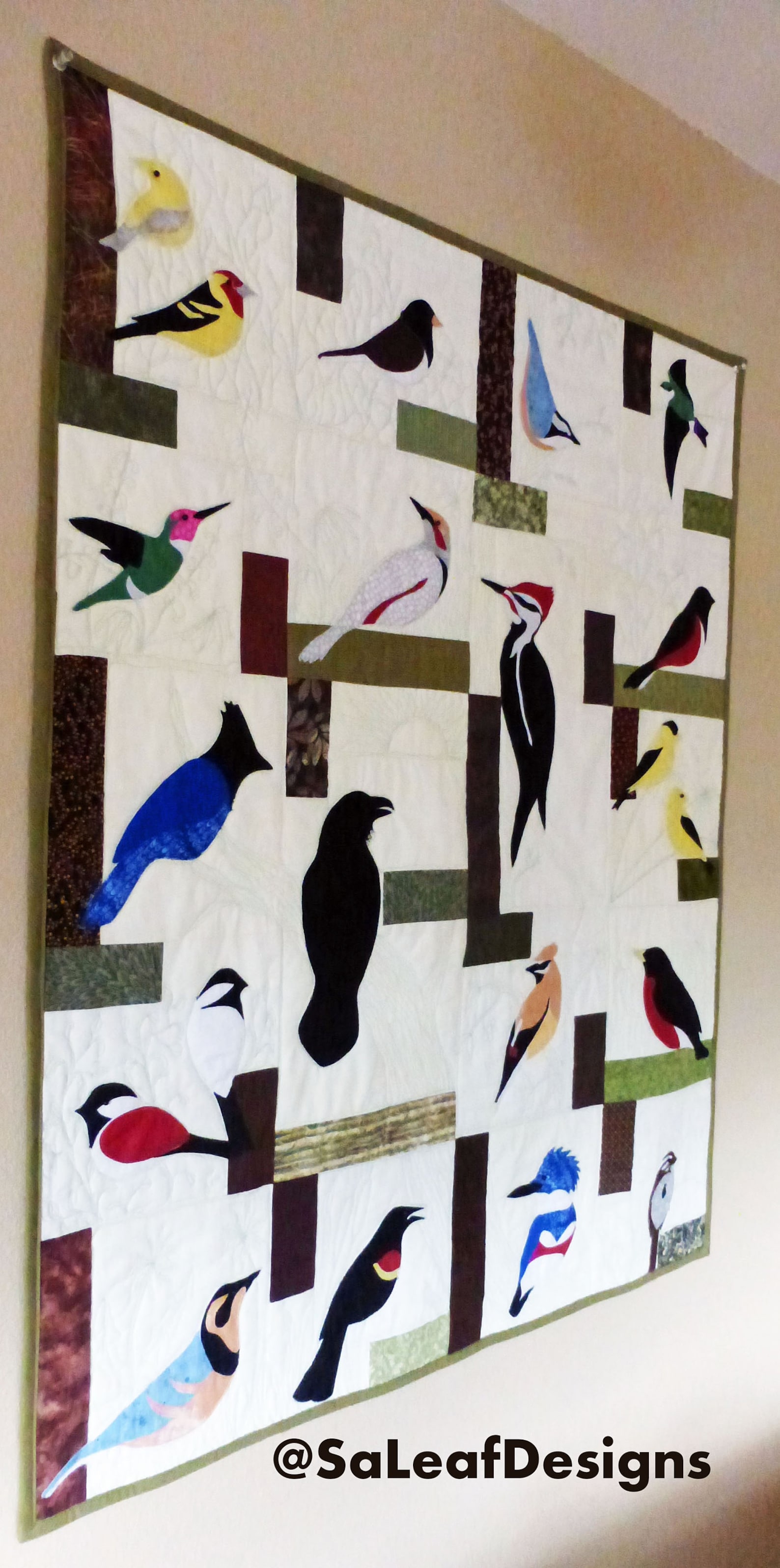 Northwest Songbirds - Original Bird Quilt Pattern With 19 Birds - PDF ...