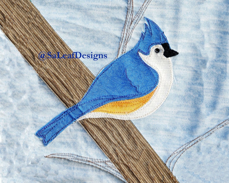 Tufted Titmouse Bird Quilt Pattern PDF Download - Etsy Canada