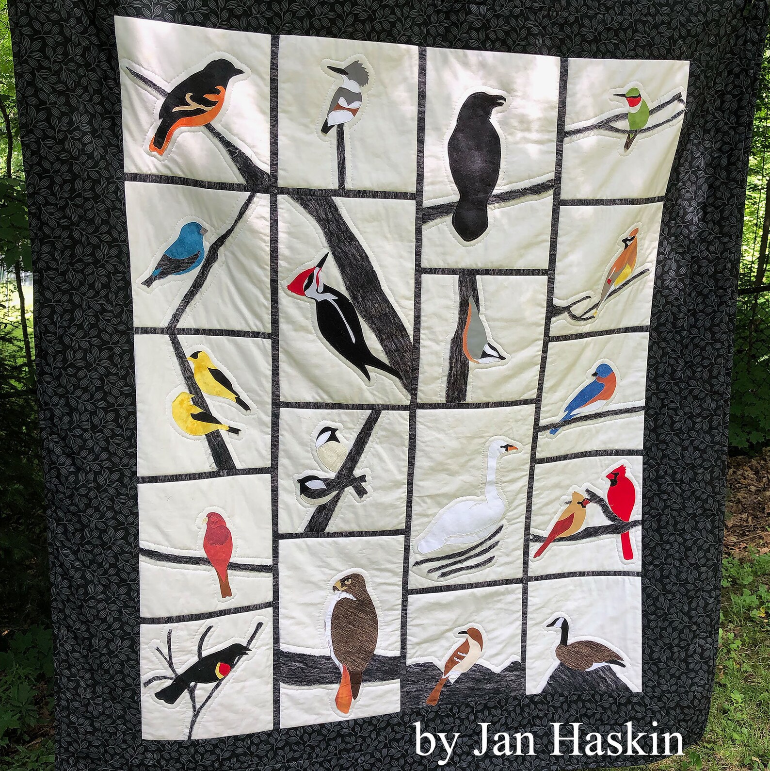 Red-tailed Hawk - Bird Applique Quilt Pattern - PDF Download - Etsy