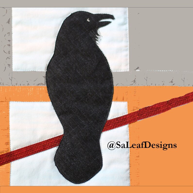 Raven Bird Quilt Pattern Digital Download - Etsy