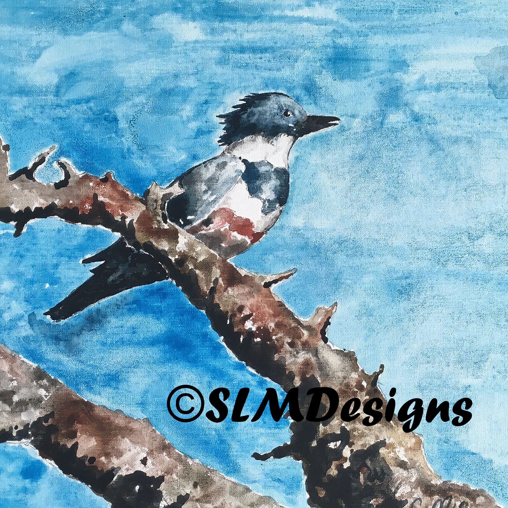 Belted Kingfisher Bird Quilt Pattern Digital Download - Etsy