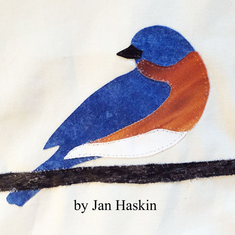 Bluebird Bird Quilt Pattern PDF Download - Etsy