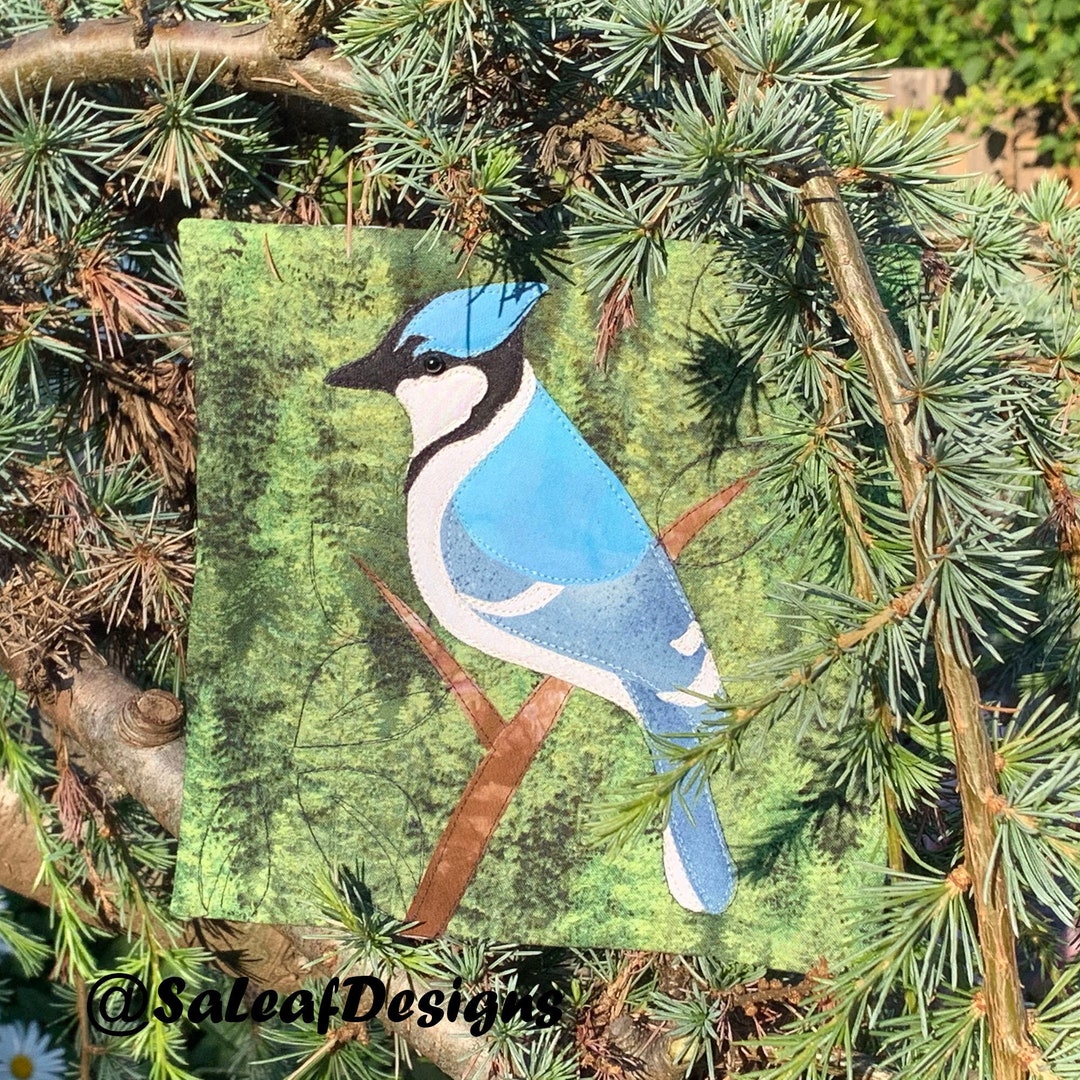 Blue Jay - Bird Applique Quilt Pattern - PDF Digital Download - Etsy