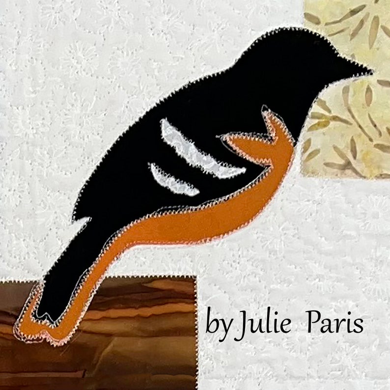 Baltimore Oriole - Bird Quilt Pattern - PDF Download - Etsy