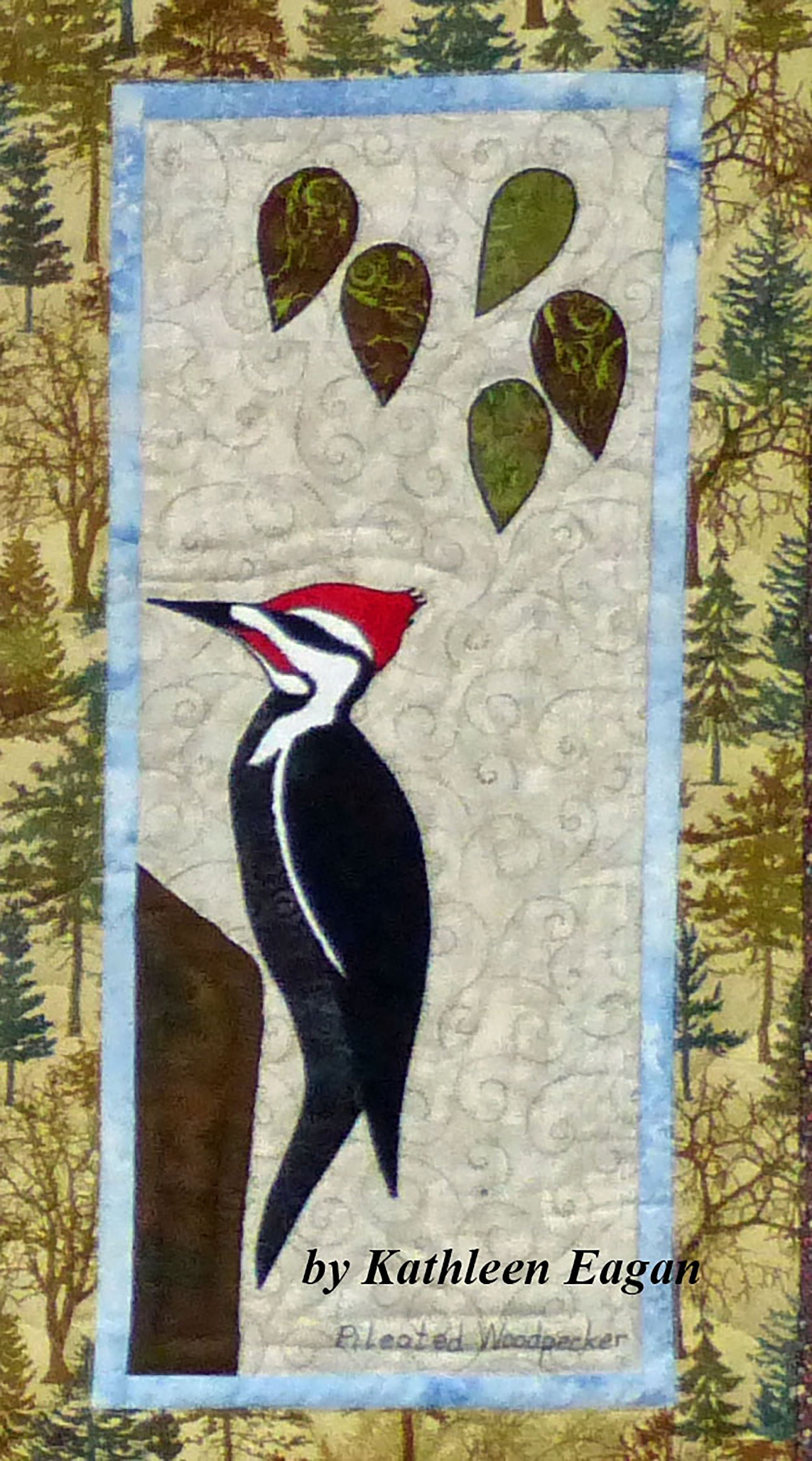 Pileated Woodpecker - Bird Applique Quilt Pattern - Digital Download - Etsy