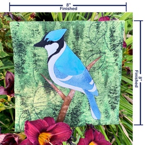 Blue Jay - Bird Applique Quilt Pattern - PDF Digital Download - Etsy