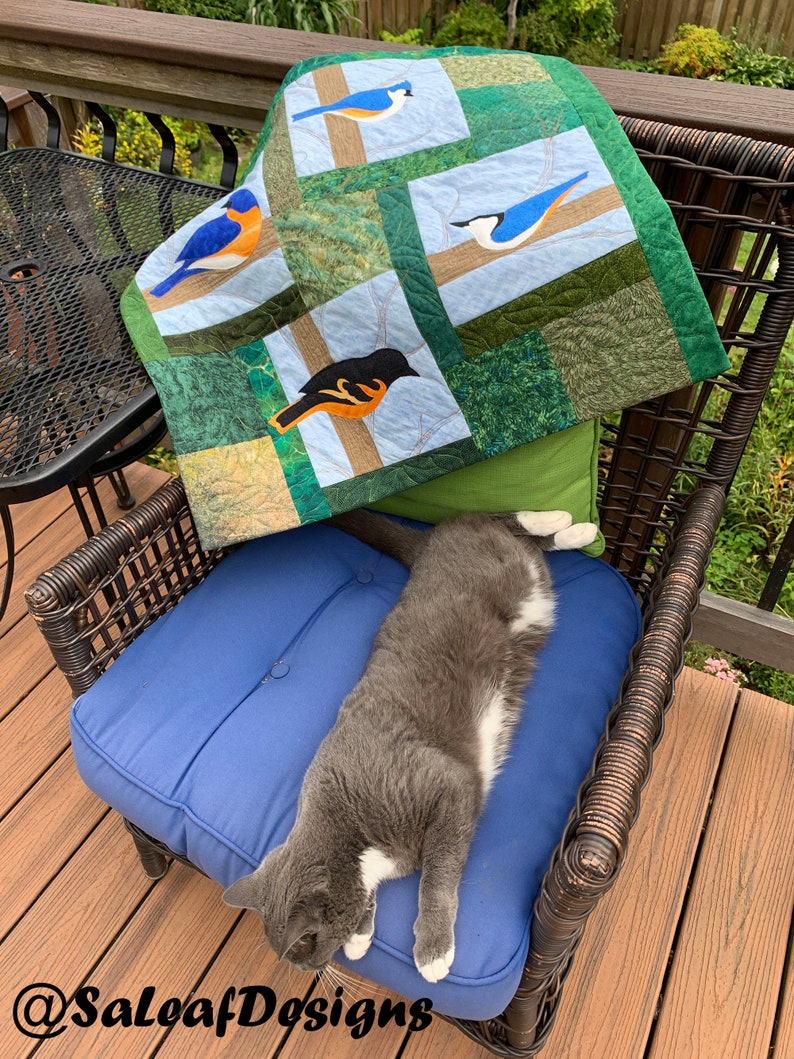 Bluebird Bird Quilt Pattern PDF Download | Etsy