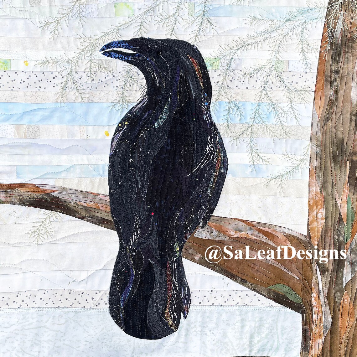 Raven Bird Quilt Pattern Digital Download - Etsy