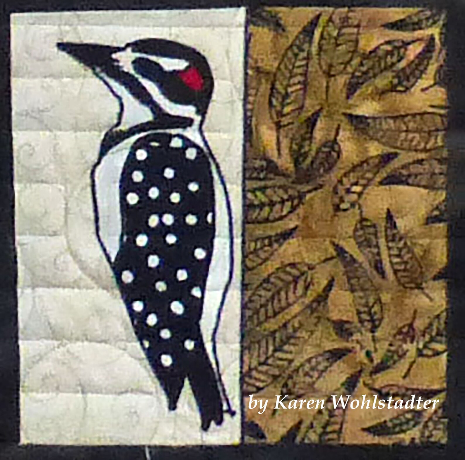Hairy Woodpecker - Bird Applique Quilt Pattern - Digital Download - Etsy