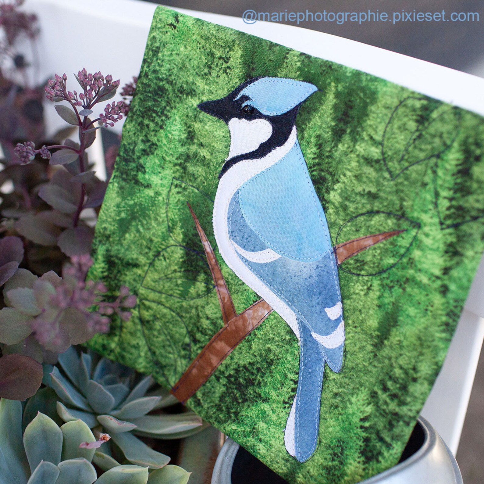 Blue Jay Bird Applique Quilt Pattern PDF Digital Download - Etsy
