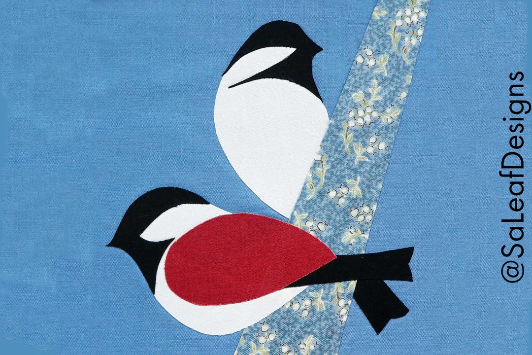 Chickadee - Bird Applique Quilt Pattern - Digital Download - Etsy