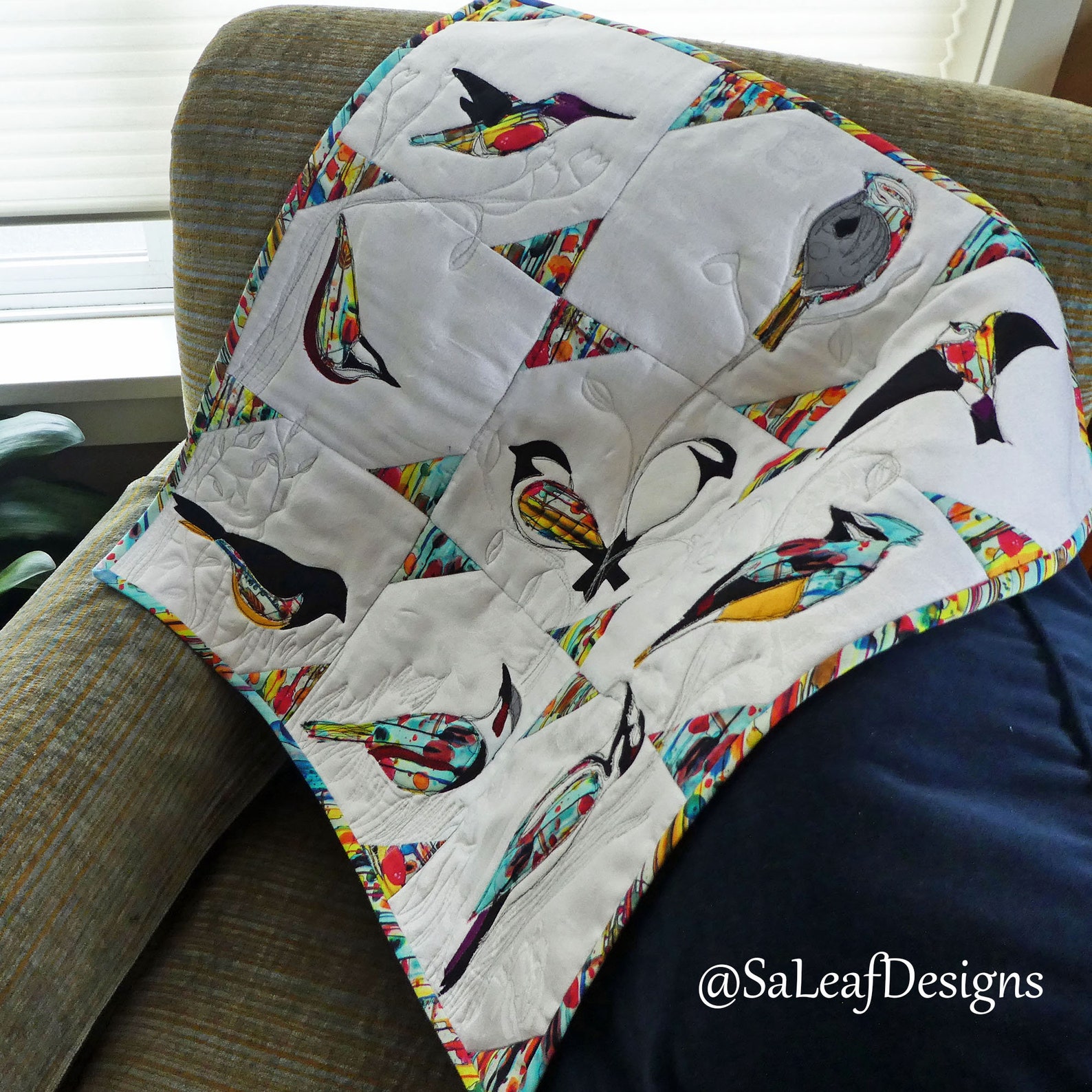 Hairy Woodpecker Bird Applique Quilt Pattern Digital - Etsy