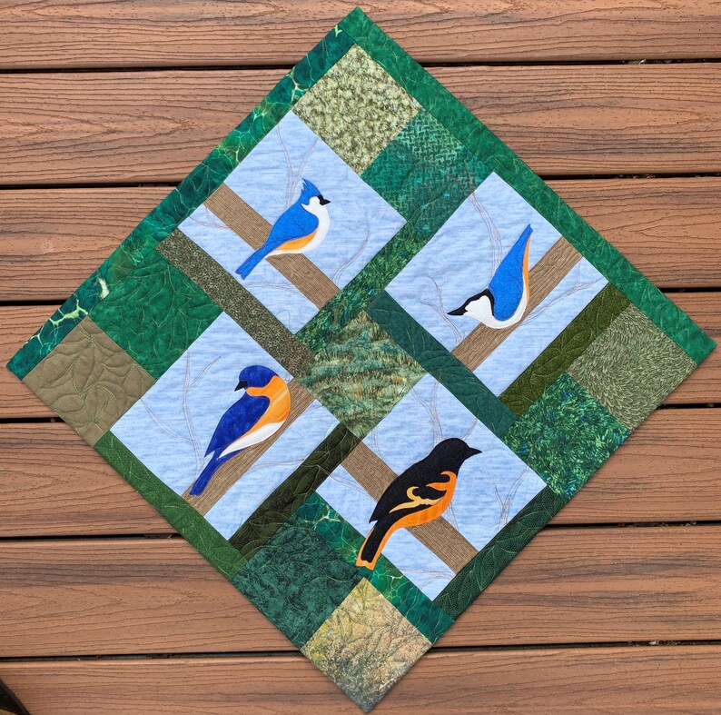 Bluebird Bird Quilt Pattern PDF Download | Etsy