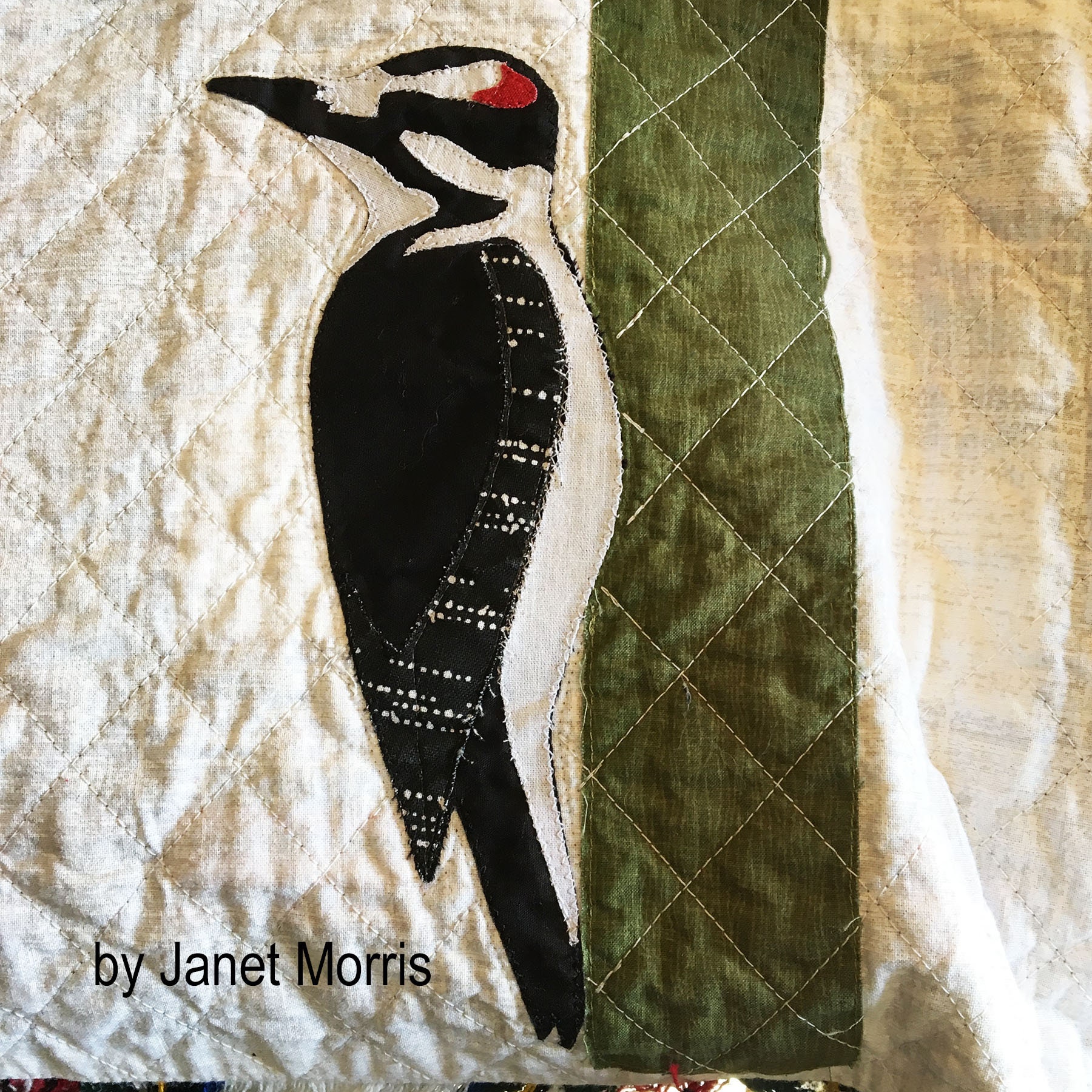 Hairy Woodpecker - Bird Applique Quilt Pattern - Digital Download - Etsy