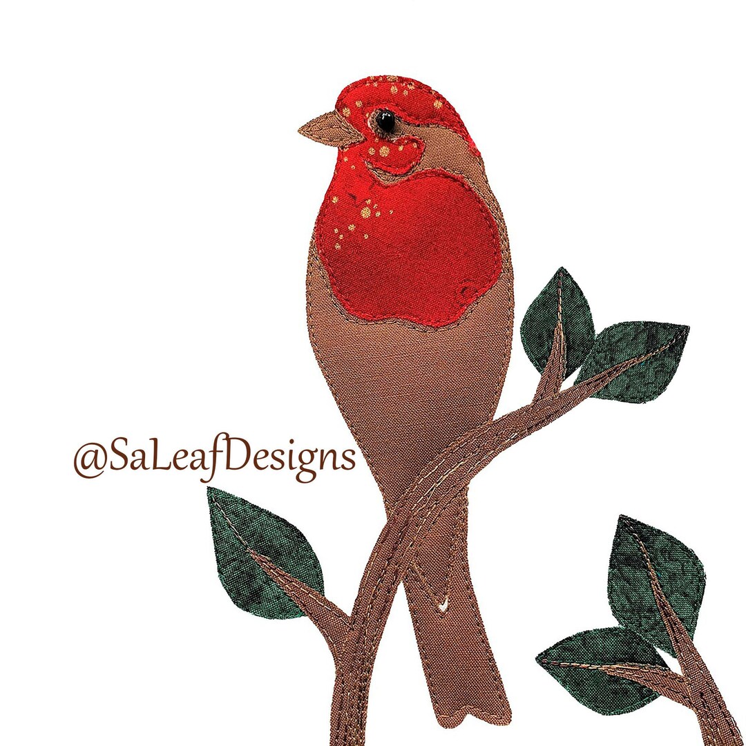 Purple Finch - Bird Quilt Pattern - PDF Download - Etsy