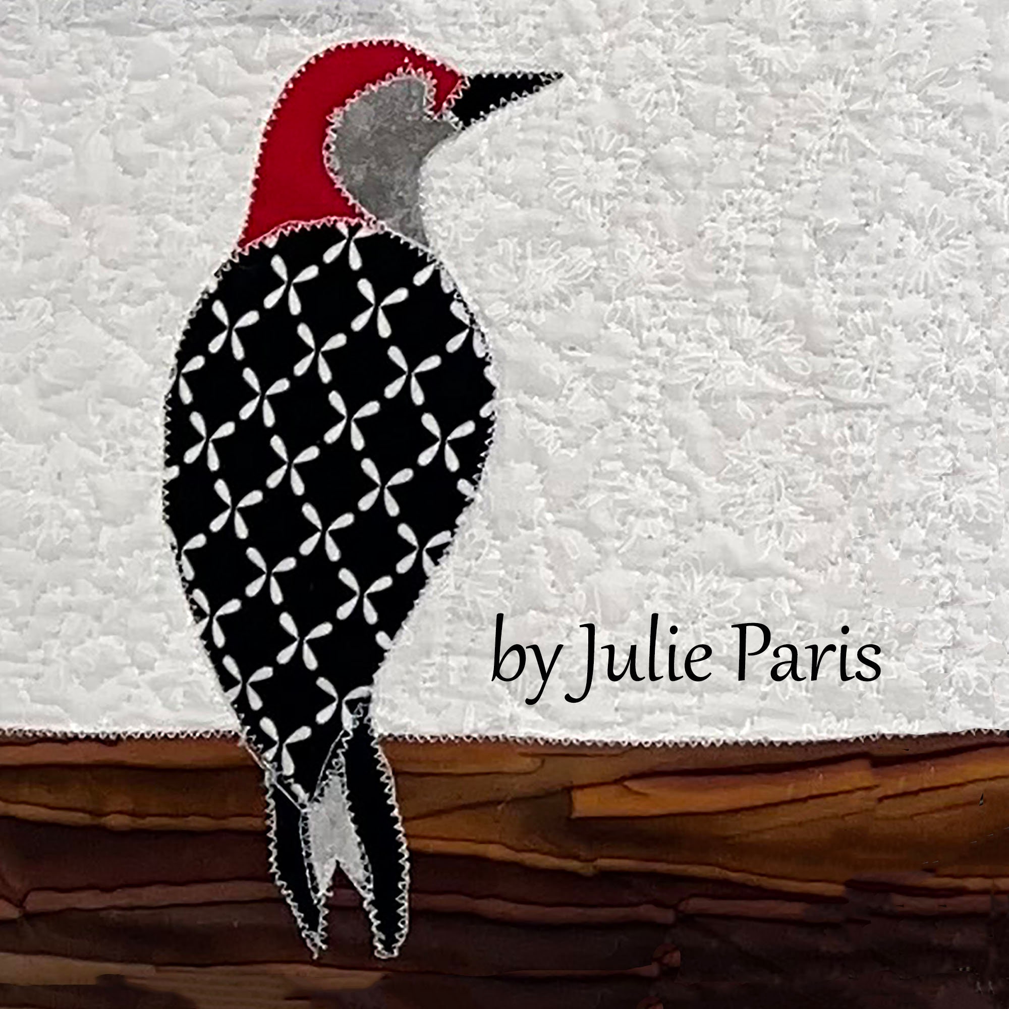 Red-bellied Woodpecker - Bird Applique Quilt Pattern - Digital Download ...