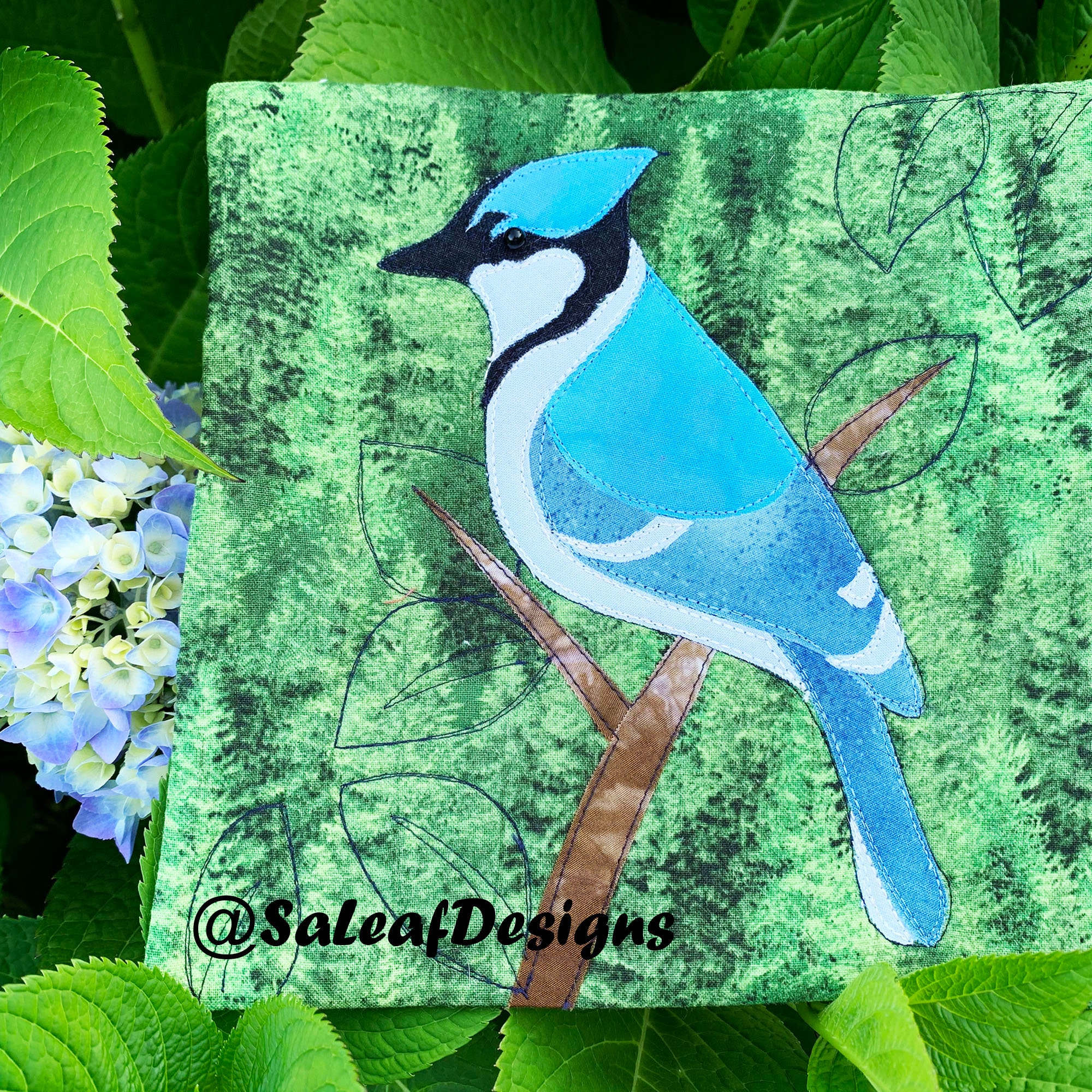 Blue Jay Bird Applique Quilt Pattern PDF Digital Download | Etsy