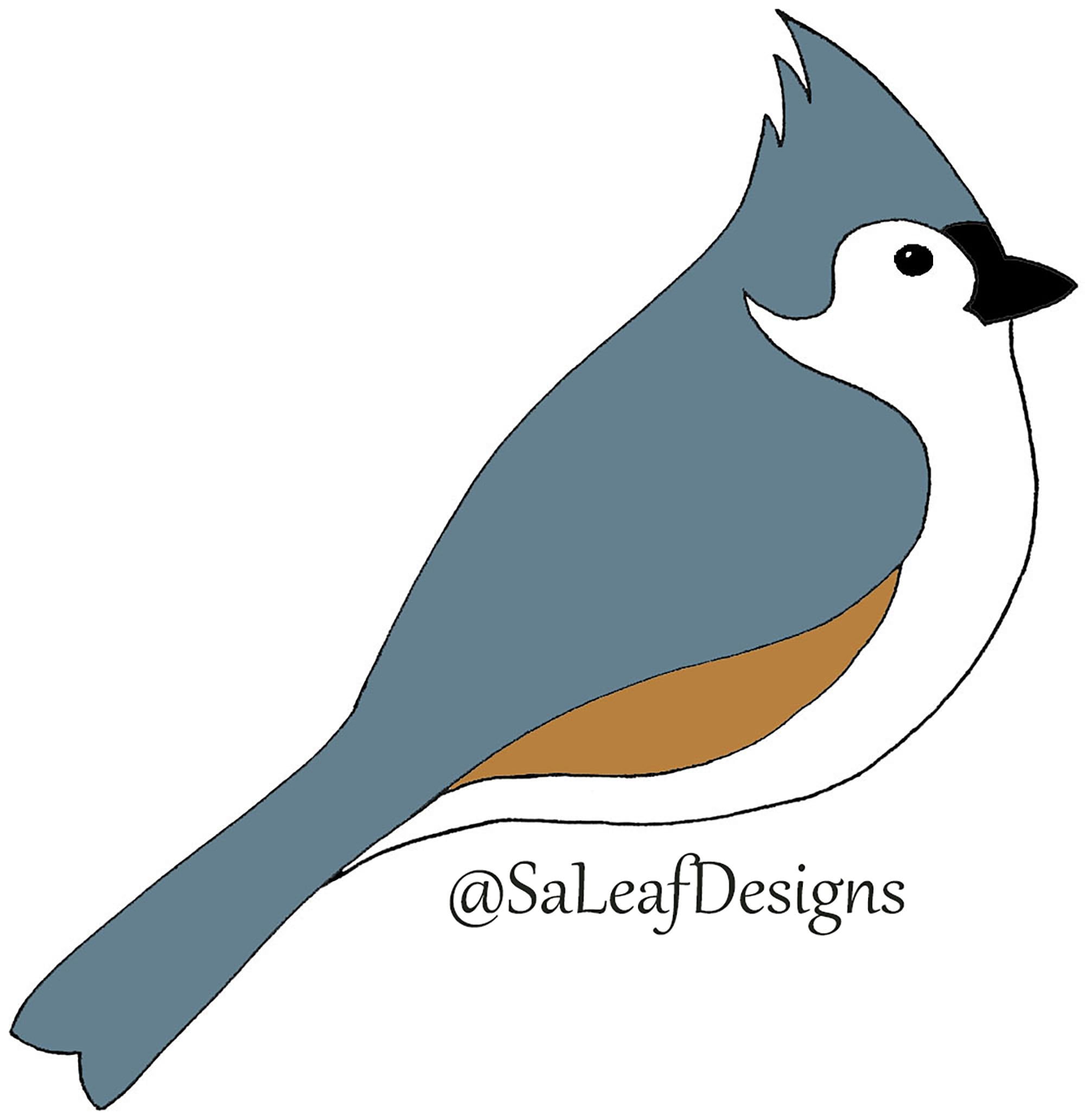 Tufted Titmouse Bird Quilt Pattern PDF Download - Etsy Canada