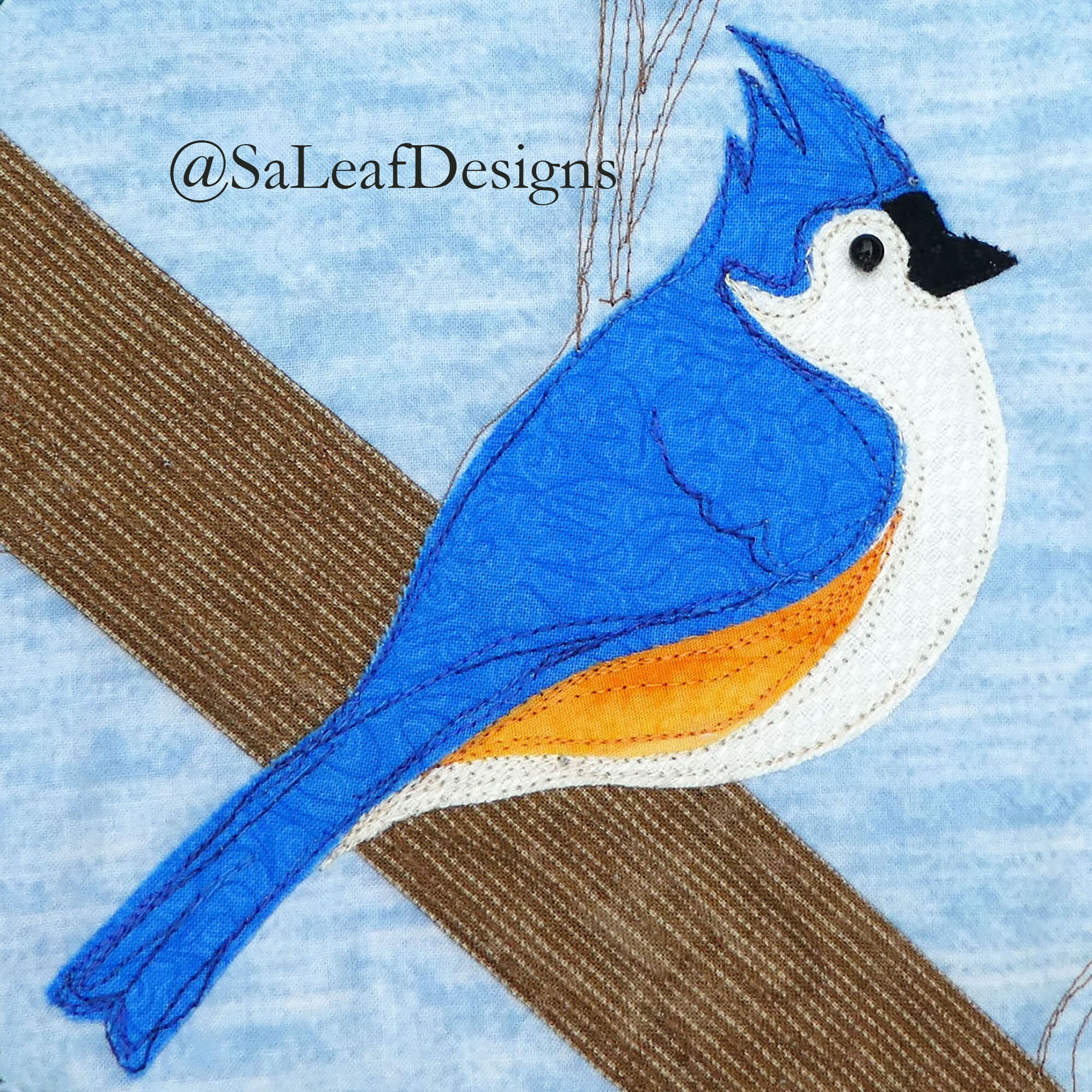 Tufted Titmouse Bird Quilt Pattern PDF Download - Etsy Canada