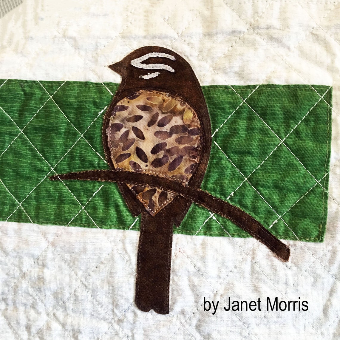 Song Sparrow Bird Applique Quilt Pattern PDF Download - Etsy