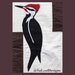 Pileated Woodpecker Bird Applique Quilt Pattern Digital - Etsy