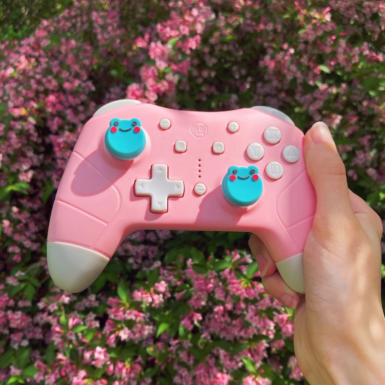 Joy-con Stick Caps: AC Lily Frog - Etsy