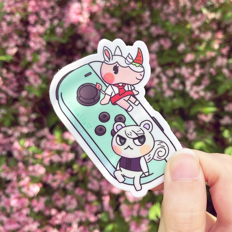 AC Marshal and Merengue Joycon Sticker - Etsy