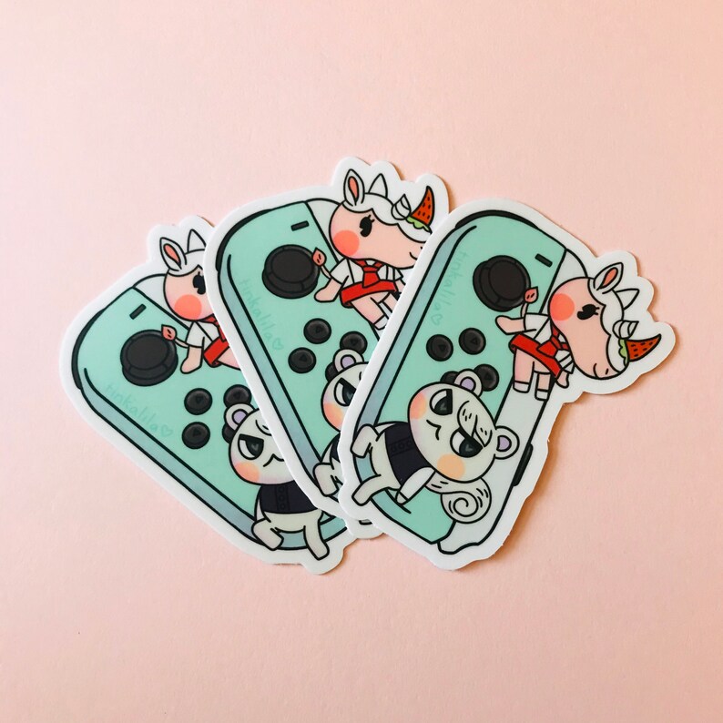 AC Marshal and Merengue Joycon Sticker - Etsy